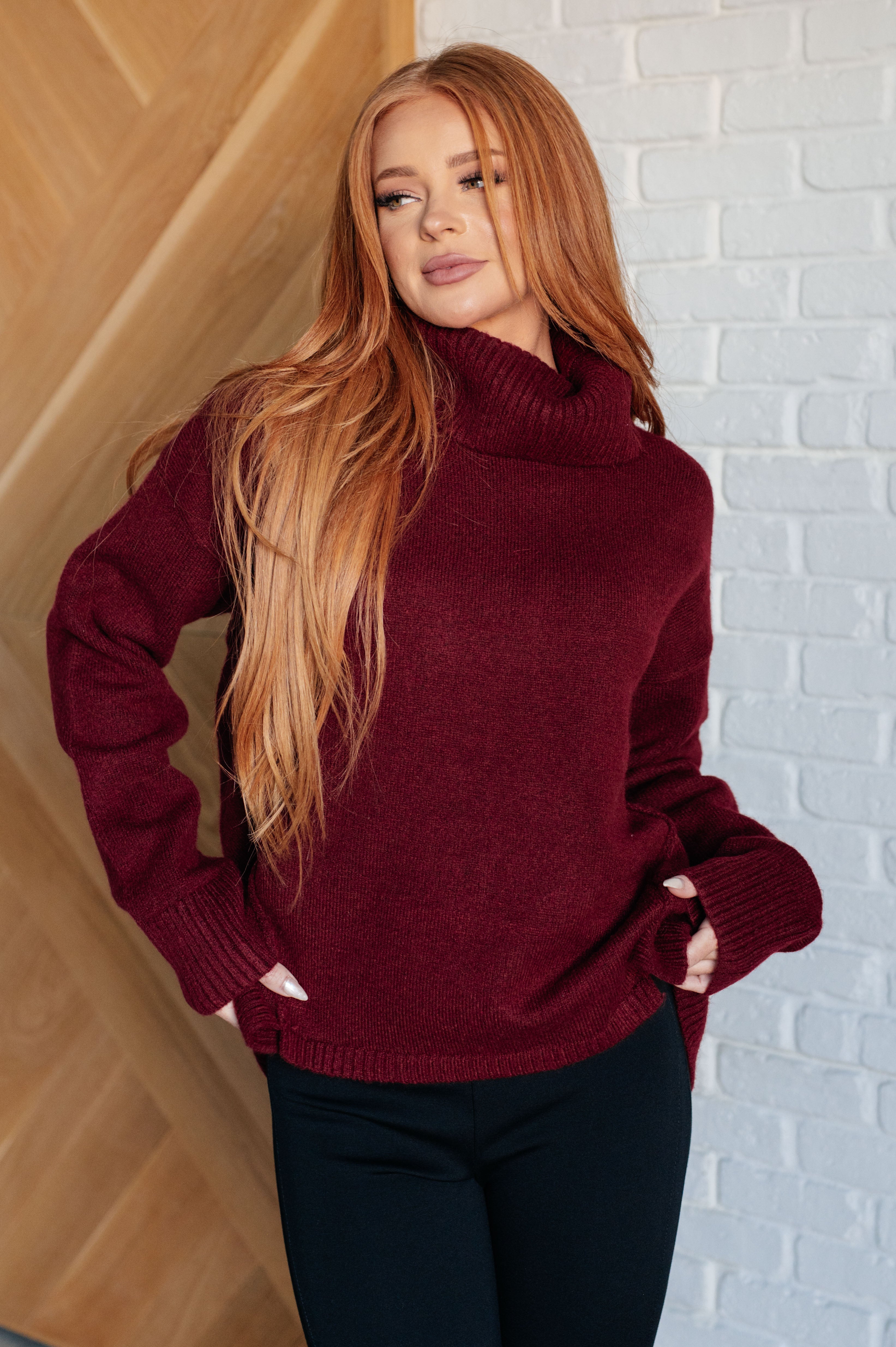 Envelop Me Turtleneck Sweater – Southern Rays Boutique